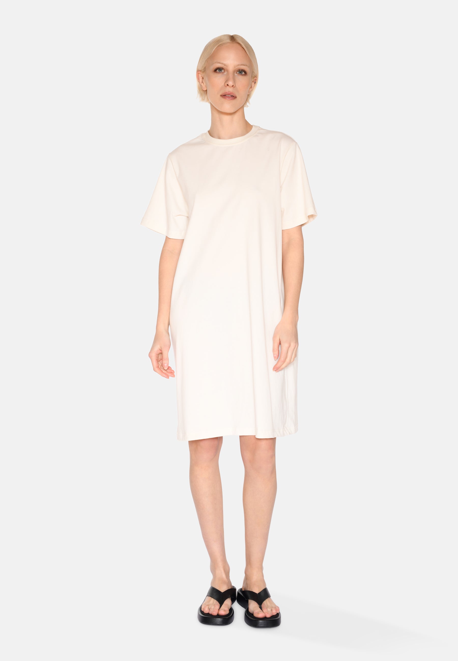 Lida dress 4249 GOTS Short Dress - 0608 Coco Milk