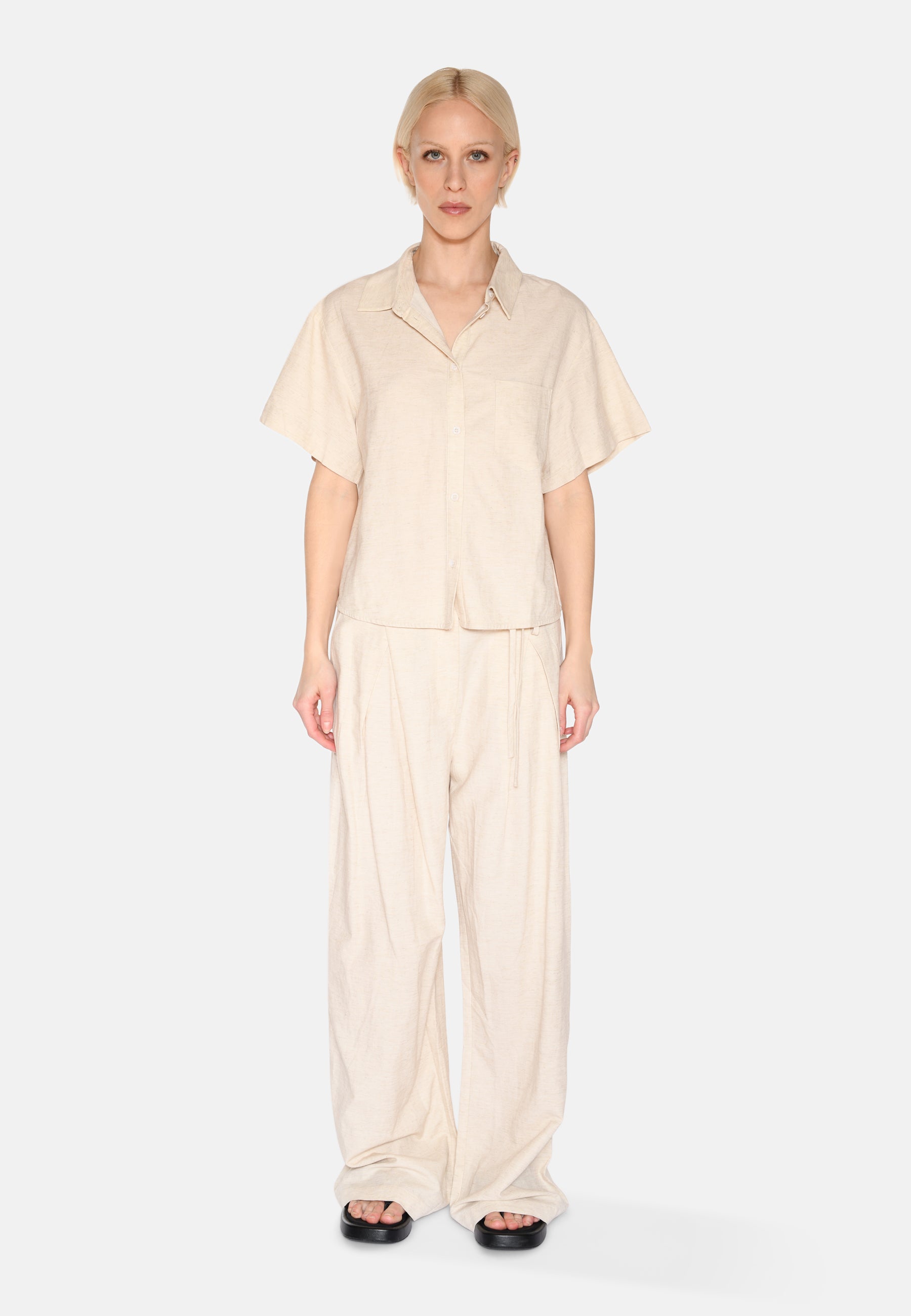 Sage shirt 4191 Short Sleeved Shirt - 1105 Brown Rice